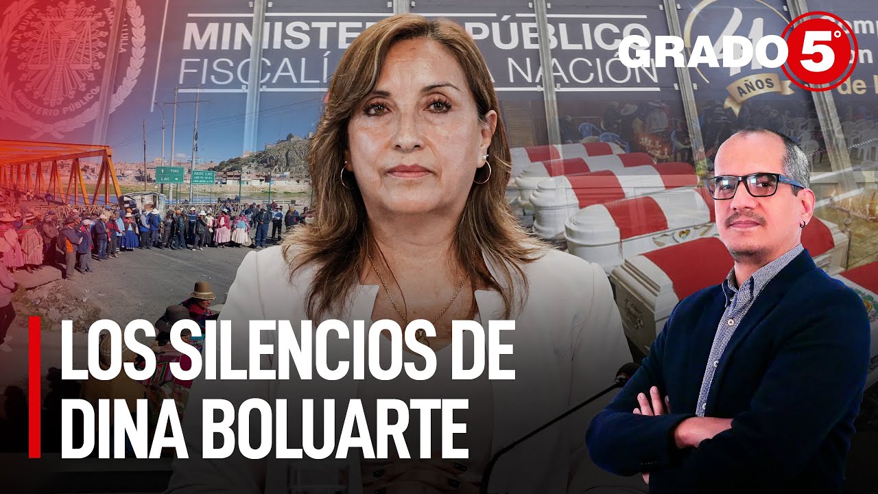 Los silencios de Dina Boluarte | Grado 5 con David Gómez Fernandini ...