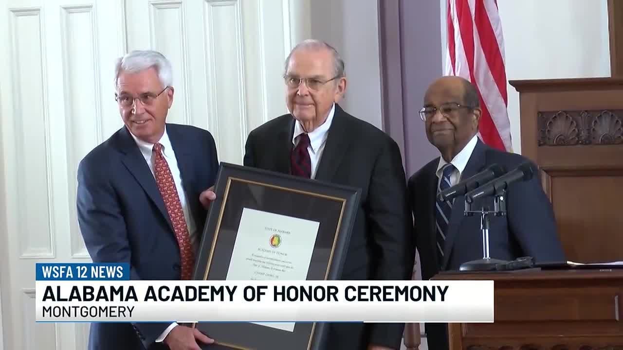 Ceremony held for Alabama Academy of Honor inductees - YouTube