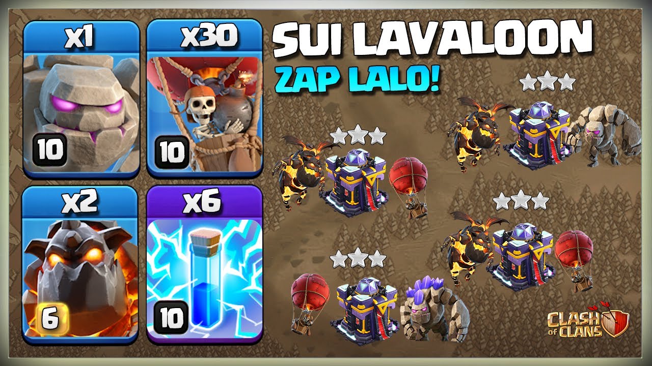 BEST Th15 Zap Lalo or Th15 Sui LaLo | Best Th15 Army! Learn How to Lalo ...