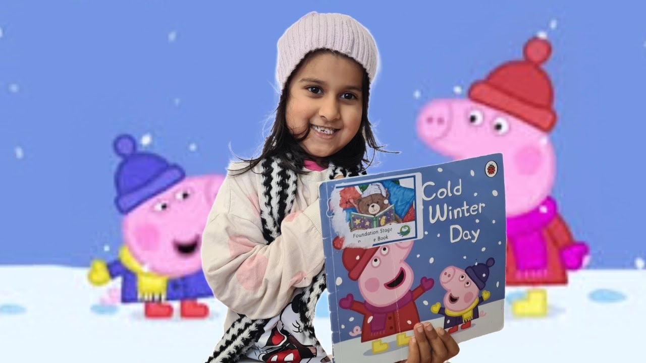 Myra's Magical Storytime : Cold Winter Day | Peppa Pig Read Aloud - YouTube