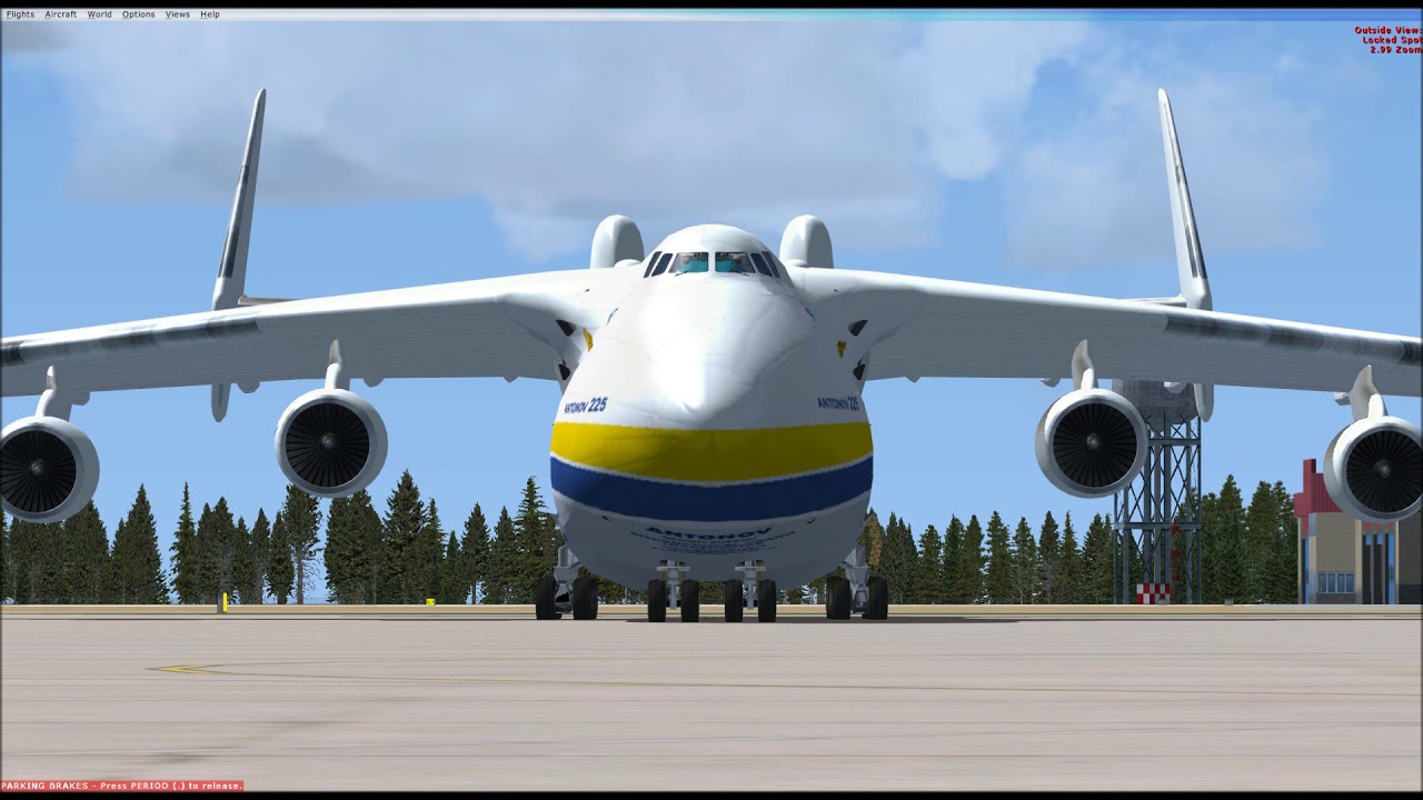 FSX - Antonov An-225 Mriya - Vancouver to Edmonton - YouTube