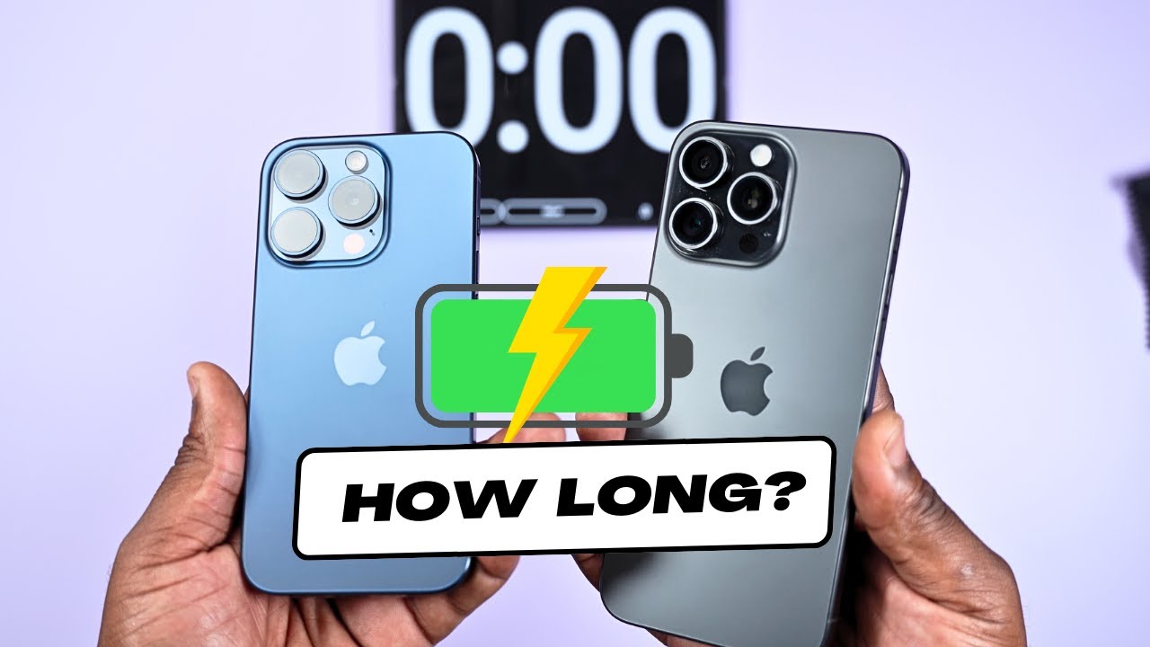 iPhone 15 Pro and 15 Pro Max Battery Charging Test - YouTube
