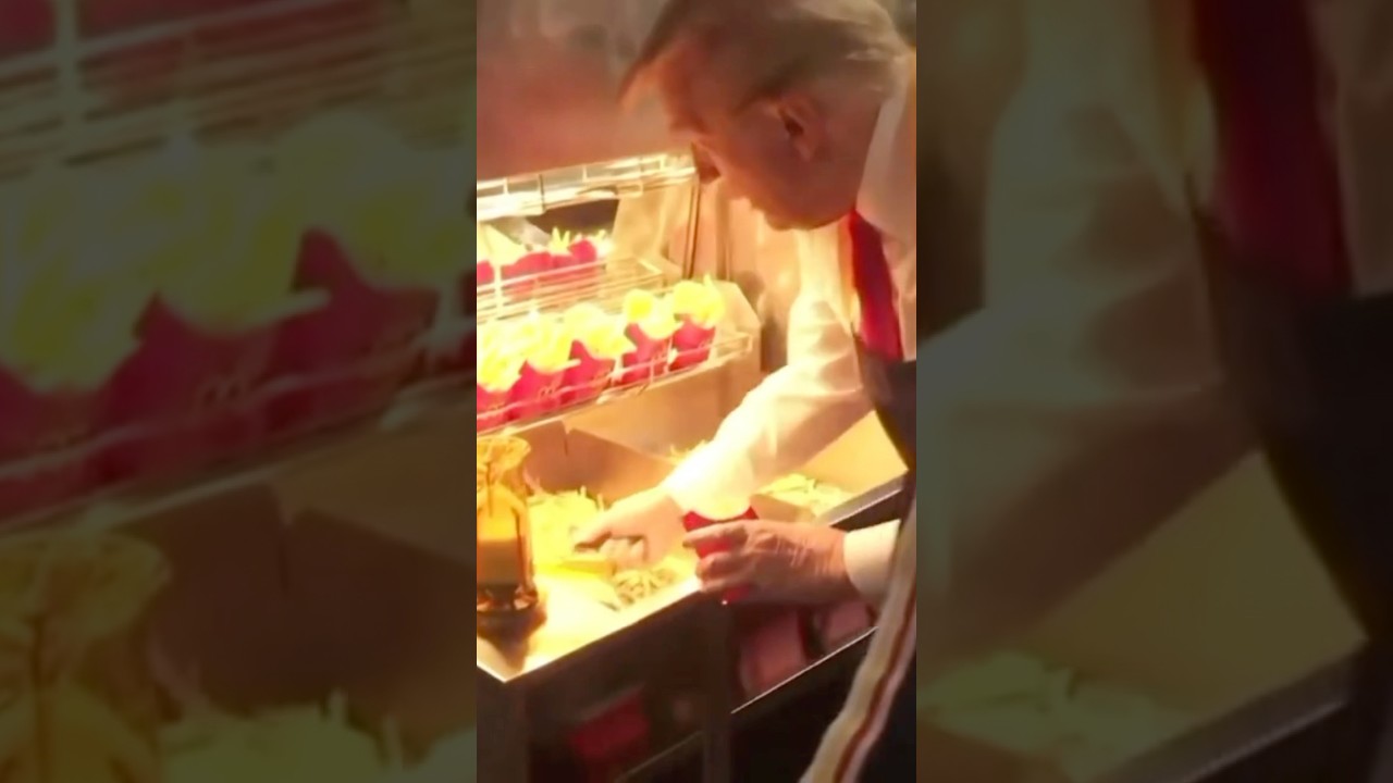 Donald Trump Cooking Fries in McDonald’s ! #trump #mcdonalds #maga # ...