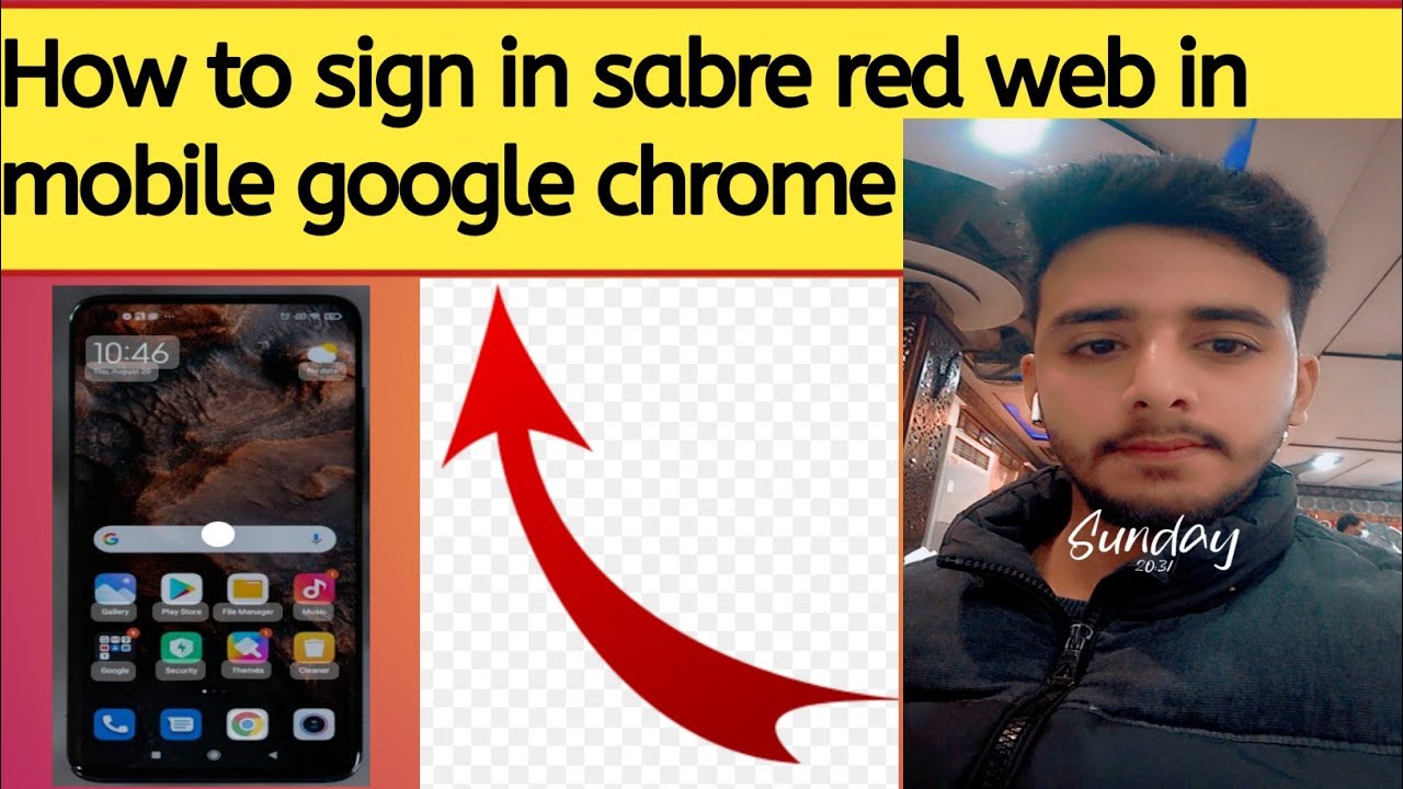 How to sign in sabre red web in mobile/sabre ko mobile sy kesy sign in ...