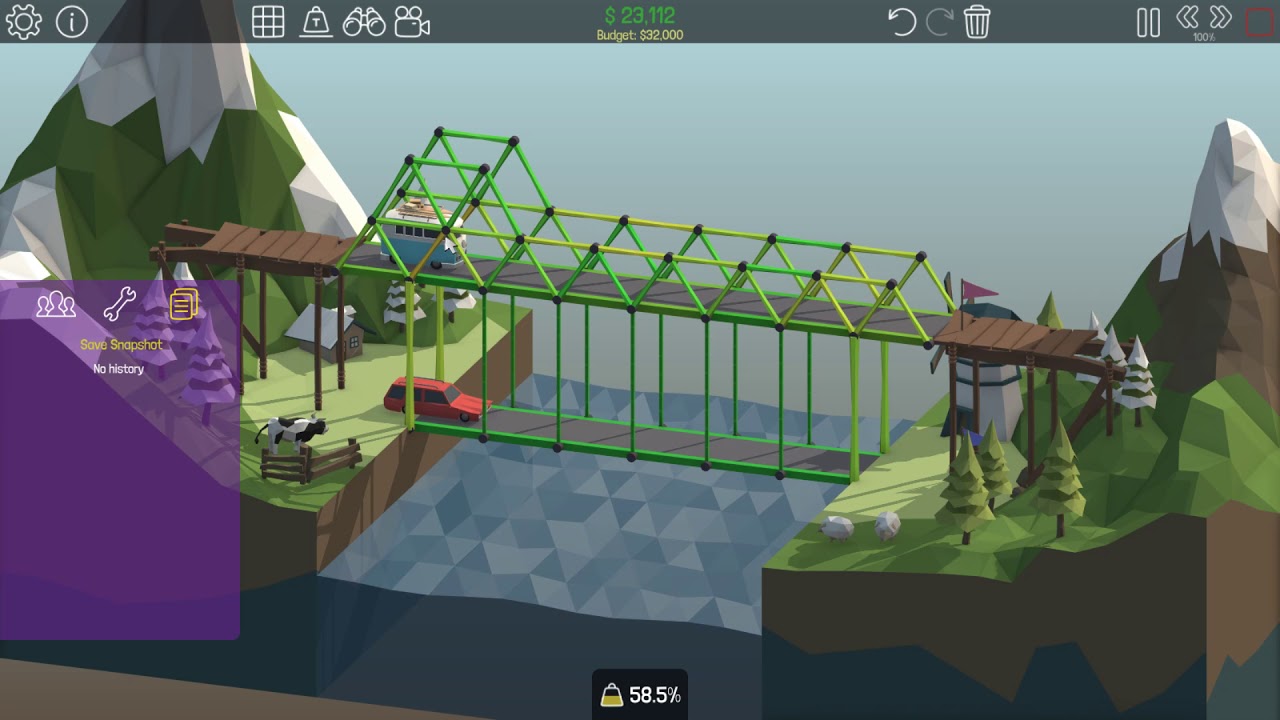 A bridge too far, Poly Bridge stream of 29/07/18 - YouTube