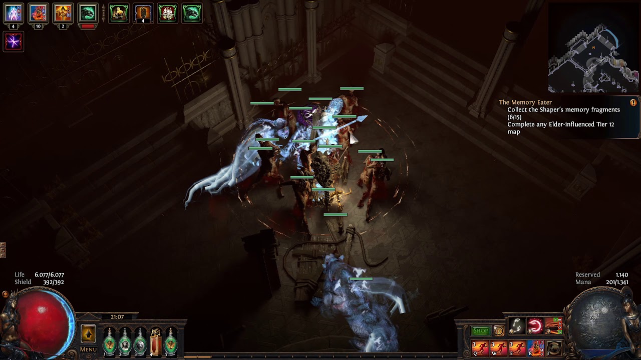 3.8 Katmos Holy Zombie build - T14 full map run - YouTube