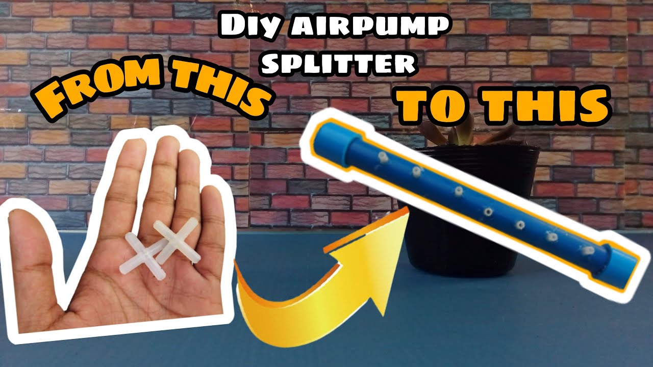 DIY 7 way air splitter - YouTube