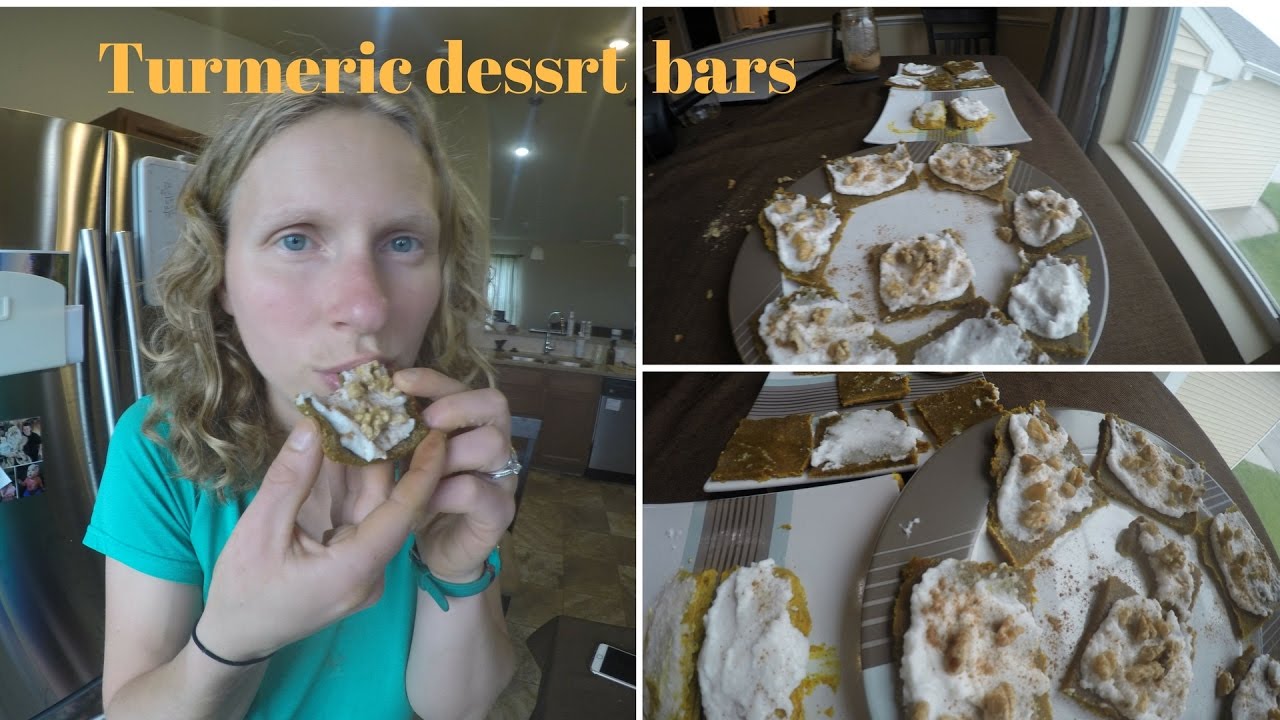 Our best recipe yet, raw turmeric dessert bars, turmeric recipes part 4 ...
