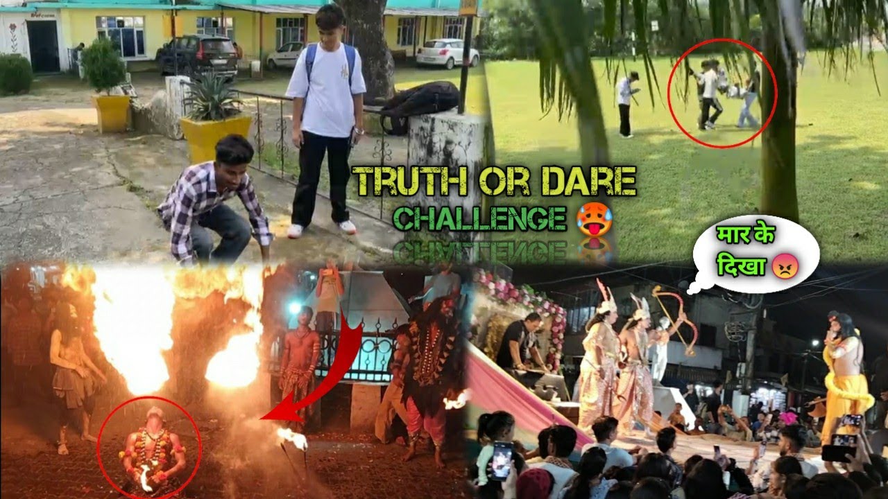 !! TRUTH OR DARE CHALLENGE IN COLLEGE 🥵 - YouTube