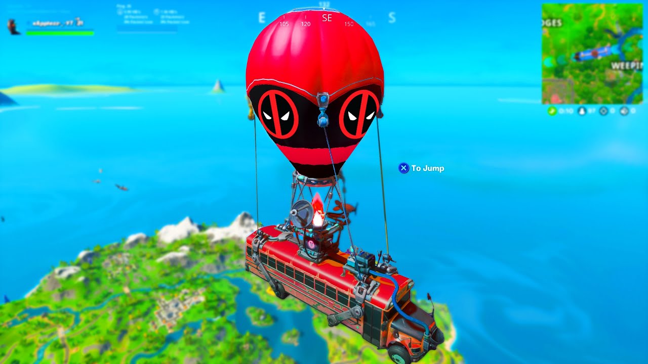 DEADPOOL BATTLE BUS in Fortnite!.. (NEW) - YouTube