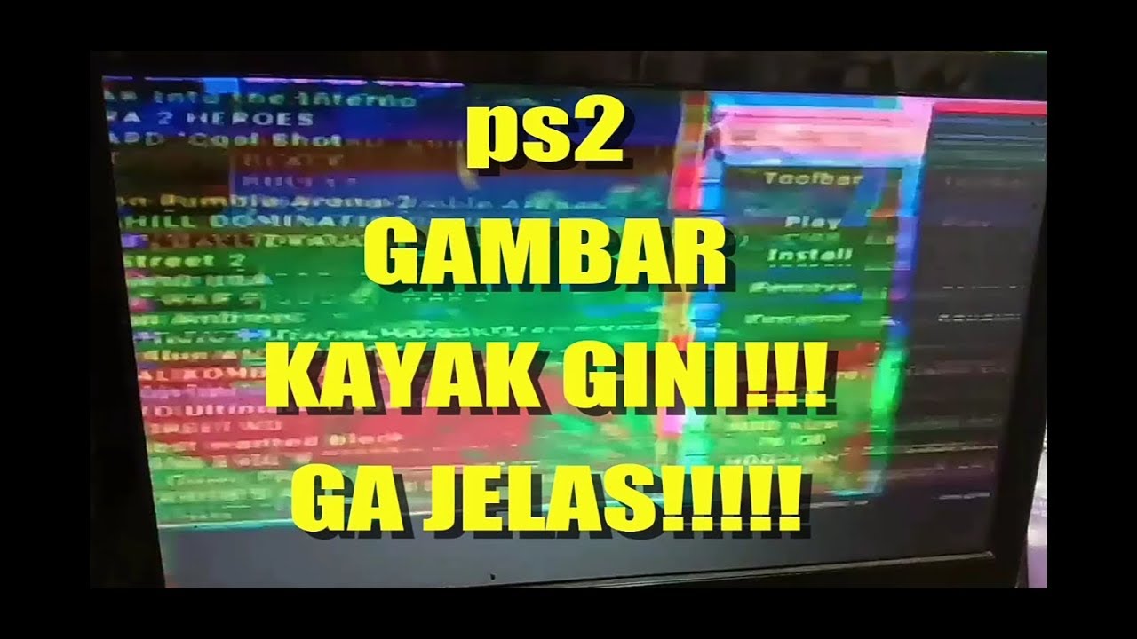 Ps2 gambar kayak begini!!! - YouTube