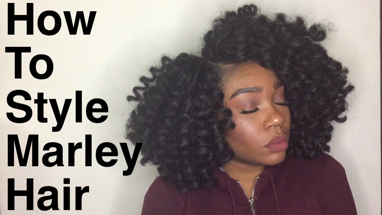 How to Style Marley Hair! - YouTube