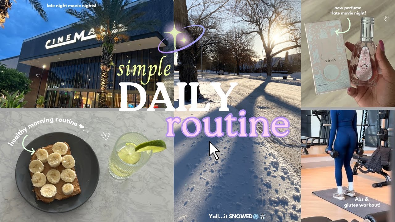 How to Enjoy the "Boring" Days☃️⛅️ |*DAILY VLOG* +morning routine,gym ...