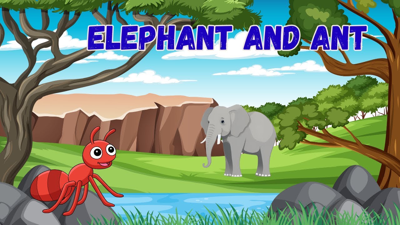 elephant and ant story for kids | Bed time Stories | Kids Stories ...