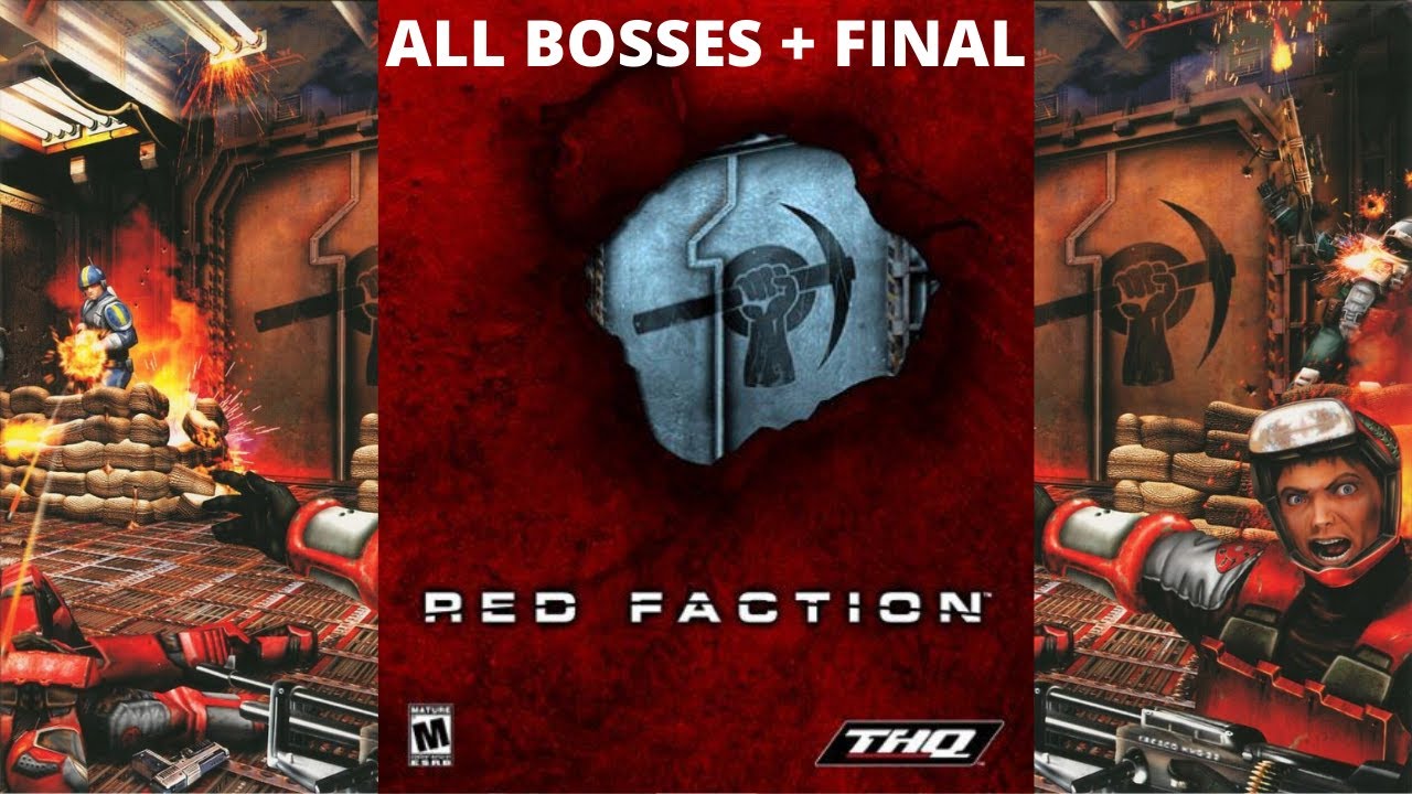 RED FACTION PS4: ALL BOSSES + FINAL - YouTube