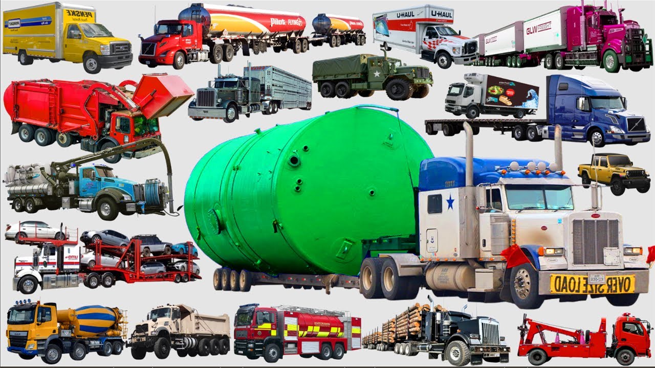 Trucks Name Sounds, Trucks Collection, Trucks Name list | Types of ...