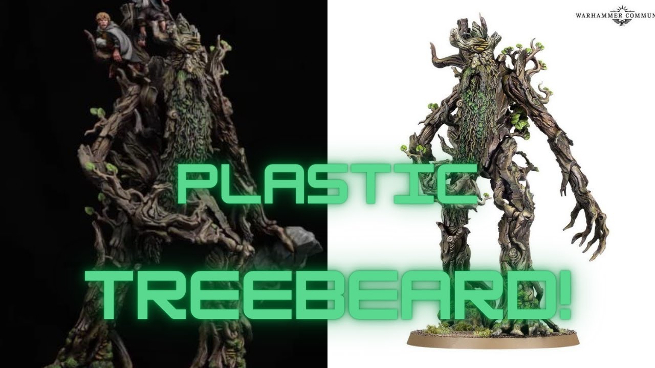Treebeard in glorious plastic for your games of Middle Earth! - YouTube
