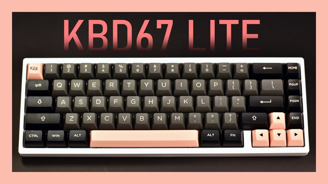 KBD67 Lite R3 Build | The best entry mechanical keyboard? - YouTube