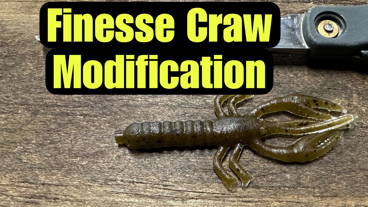 New Members Vid!…Trimming A Craw For Fall Bass Fishing - YouTube