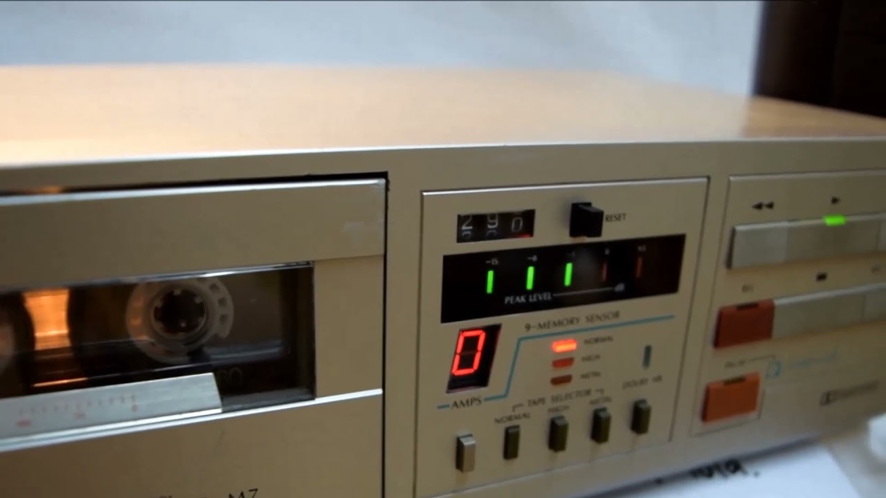 Sansui D-M7 Stereo Cassette Deck (1983) - YouTube