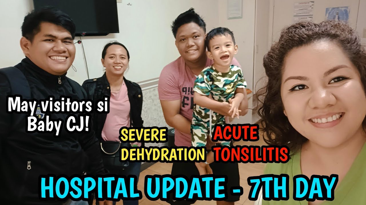 Hospital Update on Acute Tonsilitis and Severe Dehydration Day 7 at ...