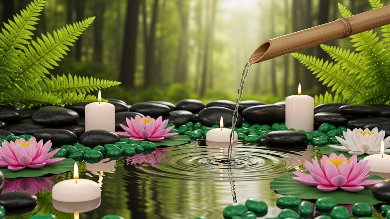 Calming Piano Music and Soothing Nature Sounds 🌿 Deep Sleep & Stress ...