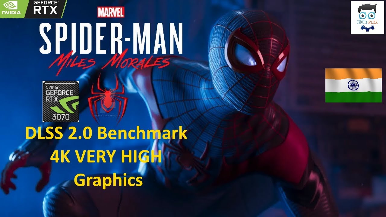 RTX 3070 DLSS Benchmark 4K | Spider-Man Miles Morales | #ryzen #3700x # ...