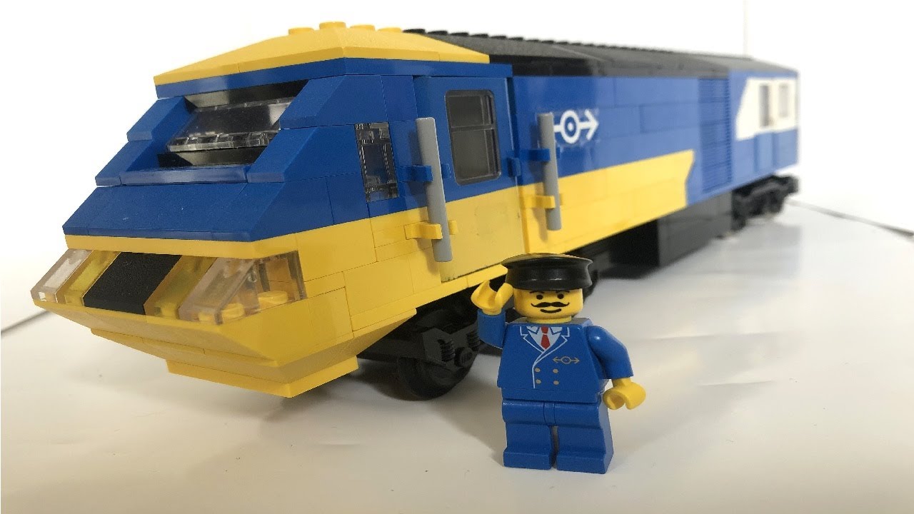 LEGO BR Class 43 HST (Intercity 125) MOC - YouTube