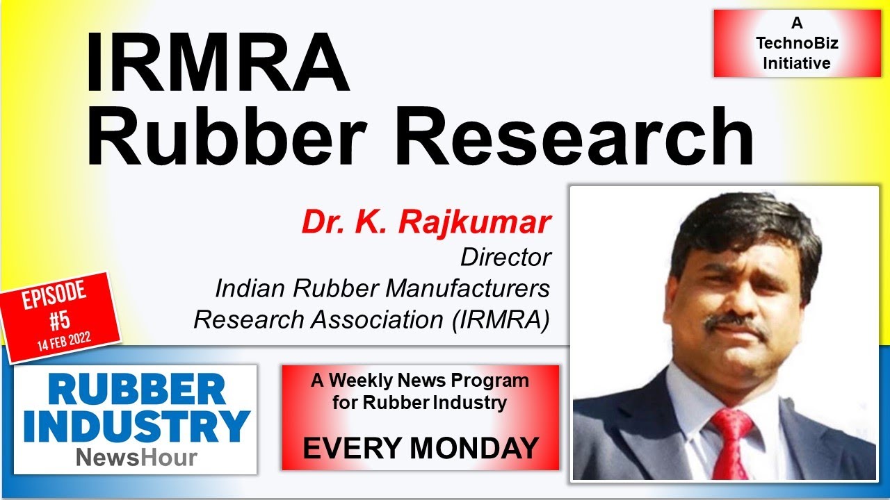 Dr. K. Rajkumar, Director, IRMRA speaks on "Rubber Research & IRMRA ...