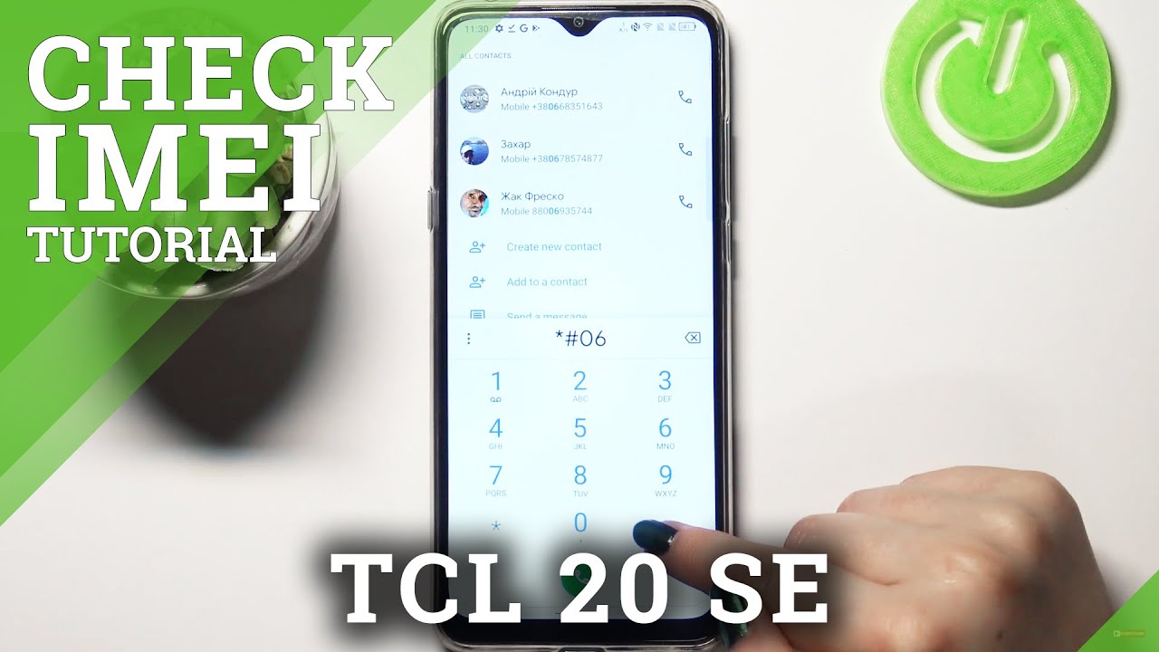 How to Check IMEI / Serial Number in TCL 20 SE – Check IMEI & SN - YouTube