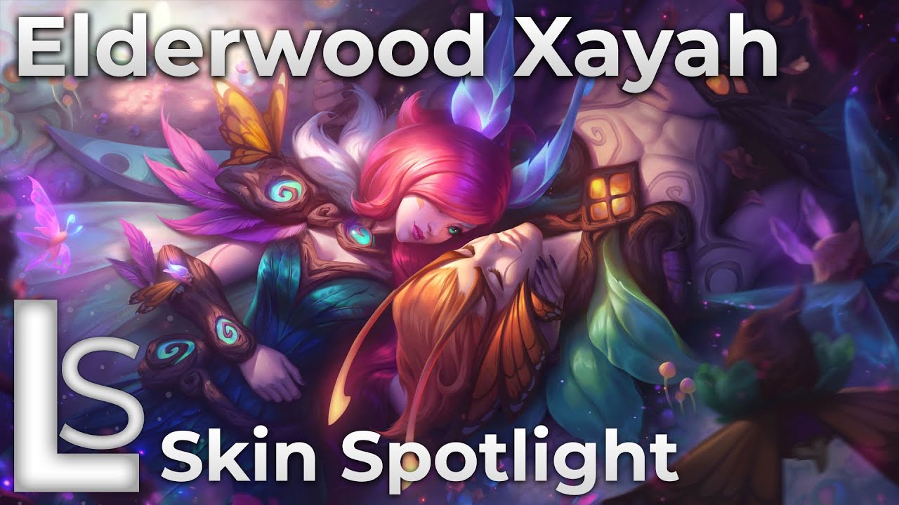 Elderwood Xayah - Skin Spotlight - Elderwood - League of Legends - YouTube