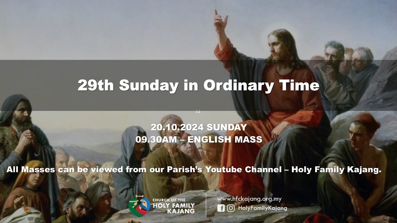 29th Sunday in Ordinary Time - YouTube