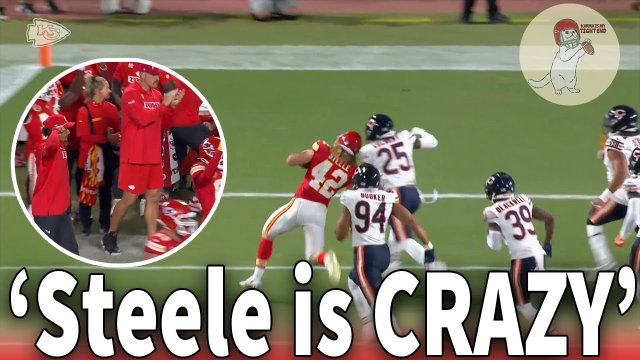Carson Steele 's 'CRAZY Run & Touchdown' at Chiefs vs.Bears preseason ...