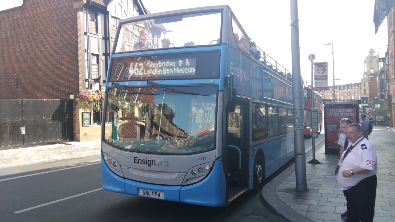 Ensignbus - AD E400 Open Top - 301 - SN11FPA - on Route 462 - at ...