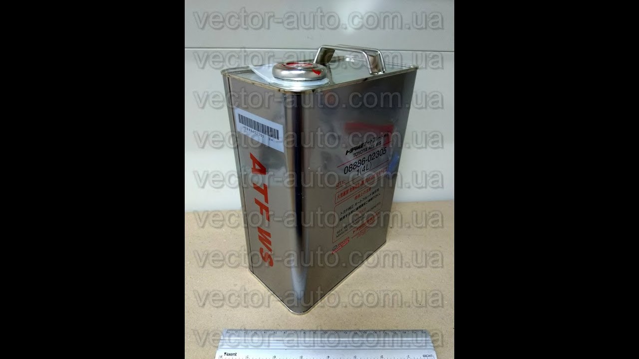 Оригинальное масло автоматической коробки передач (АКПП) TOYOTA ATF WS ...