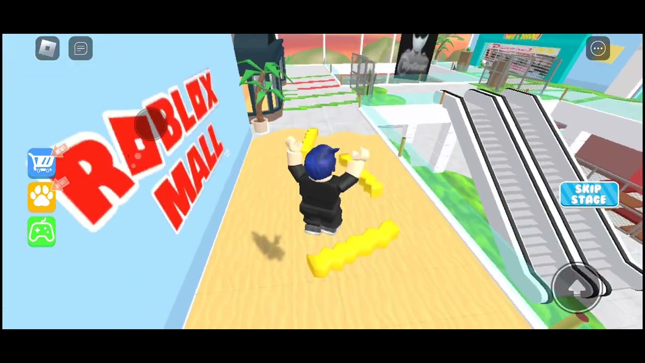 new game of roblox escape the mall obby - YouTube