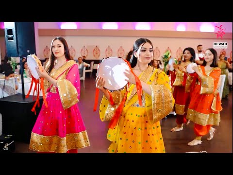 Afghan mast bride dance with Hewad Group in Europa Wedding to Aryana Sayeed new song Shabnam Yassna