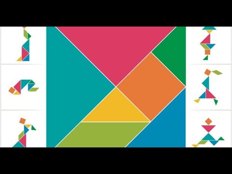 A lenda do Tangram | o que é e algumas montagens - YouTube
