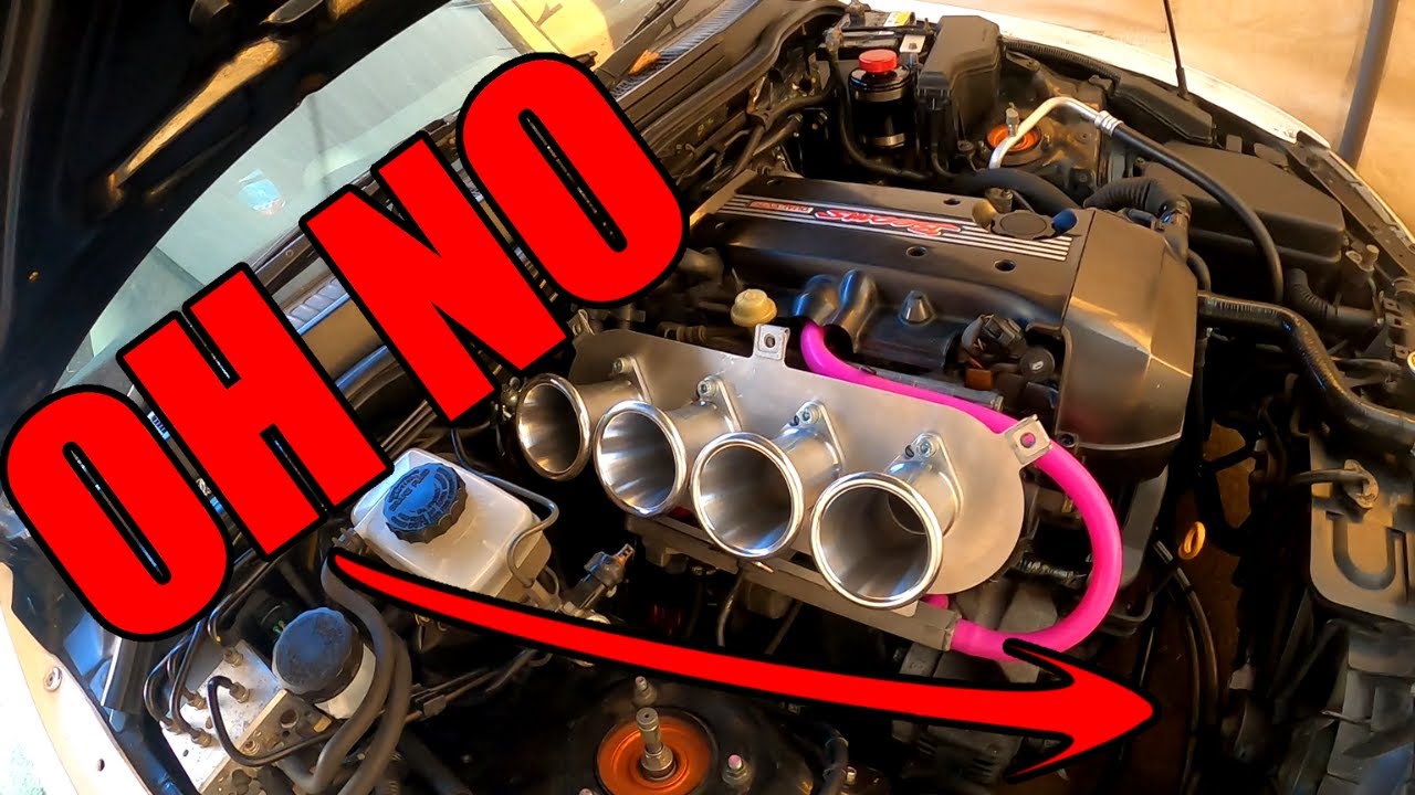 Disaster During ITB Setup Attempt On My Altezza - YouTube