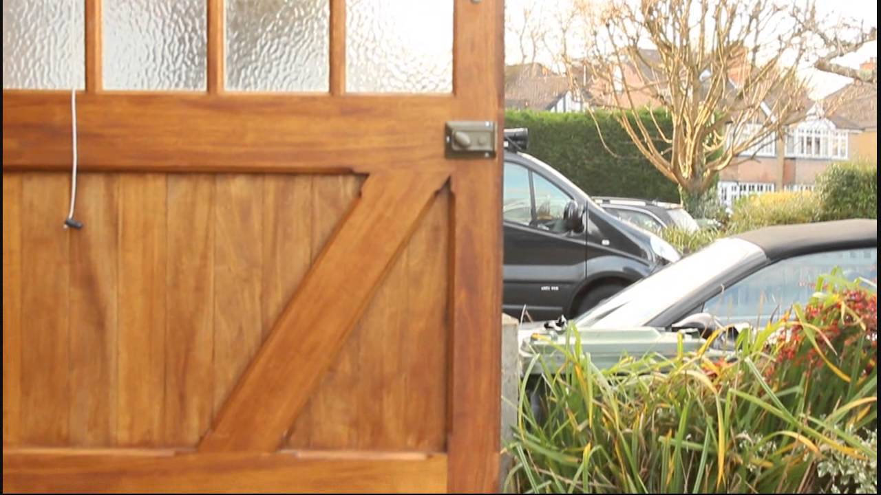 Wooden Timber Garage doors and Gate Ironmongery - YouTube