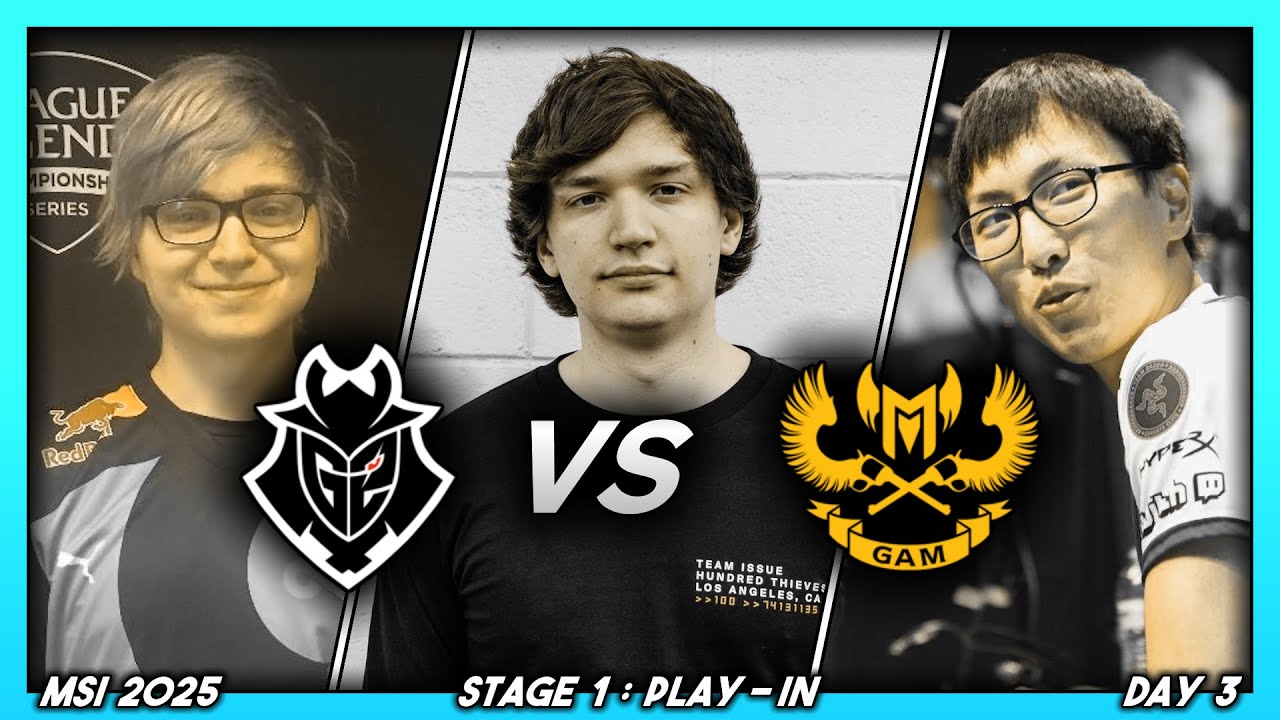 REVERSE ICE CUBE (MSI 2025 CoStreams ━ Day 3 ━ G2 vs GAM) - YouTube