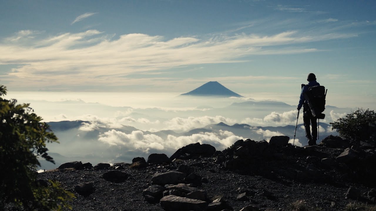 Solo Hike at Southern Alps of Japan. (kitadake, Ainodake, noutoridake ...