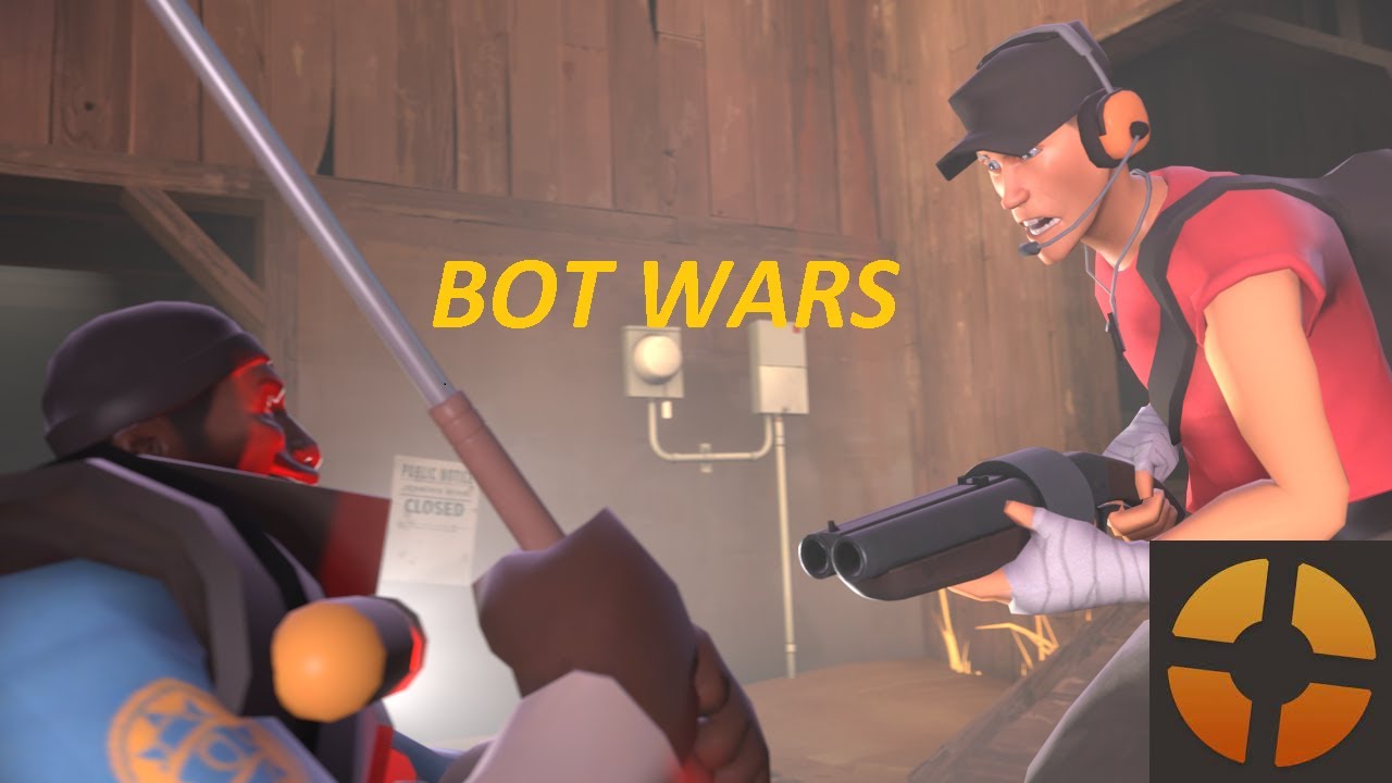Tf2 bot wars: Demoman Vs Scout! - YouTube
