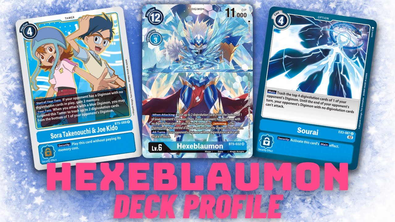 Hexeblaumon Deck Profile! (Digimon Card Game) - YouTube