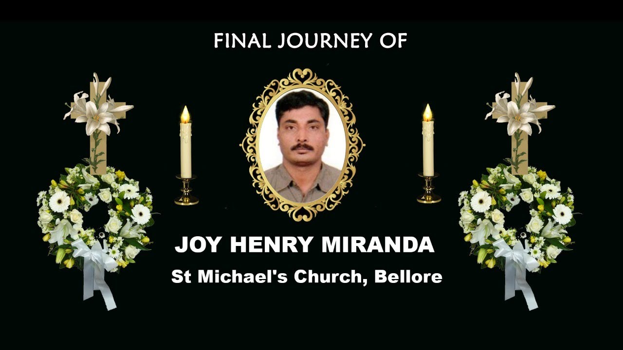 Final Journey of Joy Henry Miranda (48) - YouTube