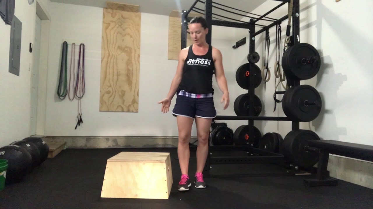 Box Side Step-ups (lateral step-up) - YouTube
