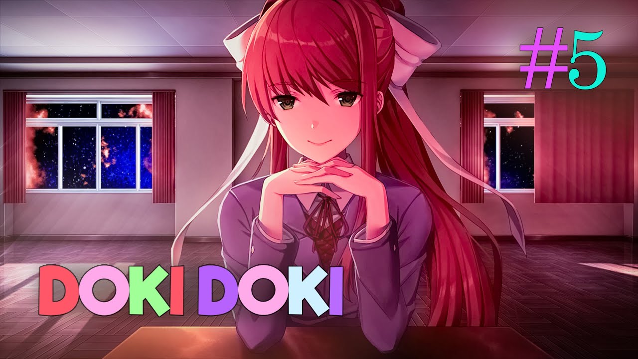 МОНИКА ЛОМАЕТ ИГРУ (озвучка) - Doki Doki (Часть 5) - YouTube