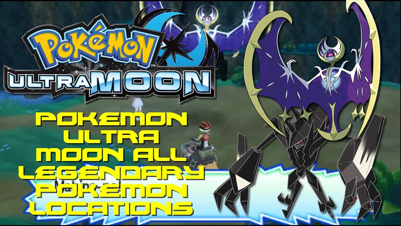 Pokemon Ultra Moon: ALL Legendary Pokemon Locations: #shinypokemon # ...