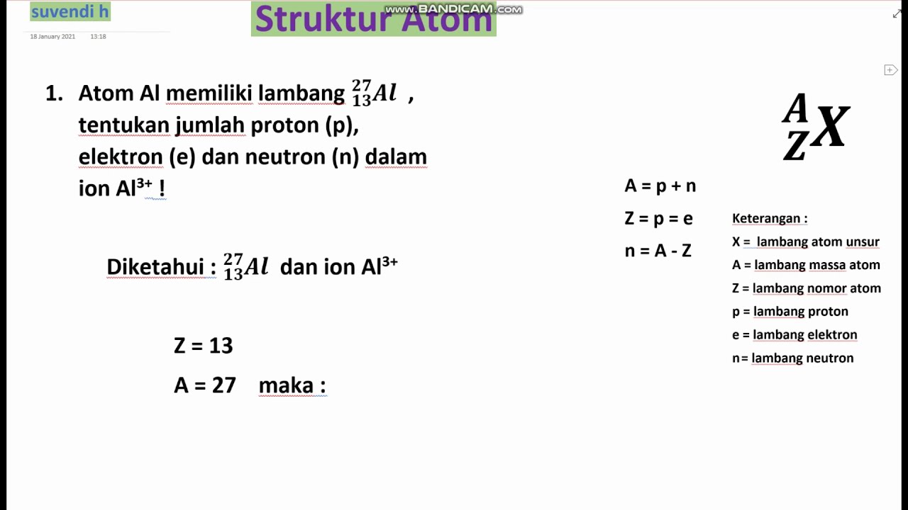 Ion- nomor atom -nomor massa atom - YouTube