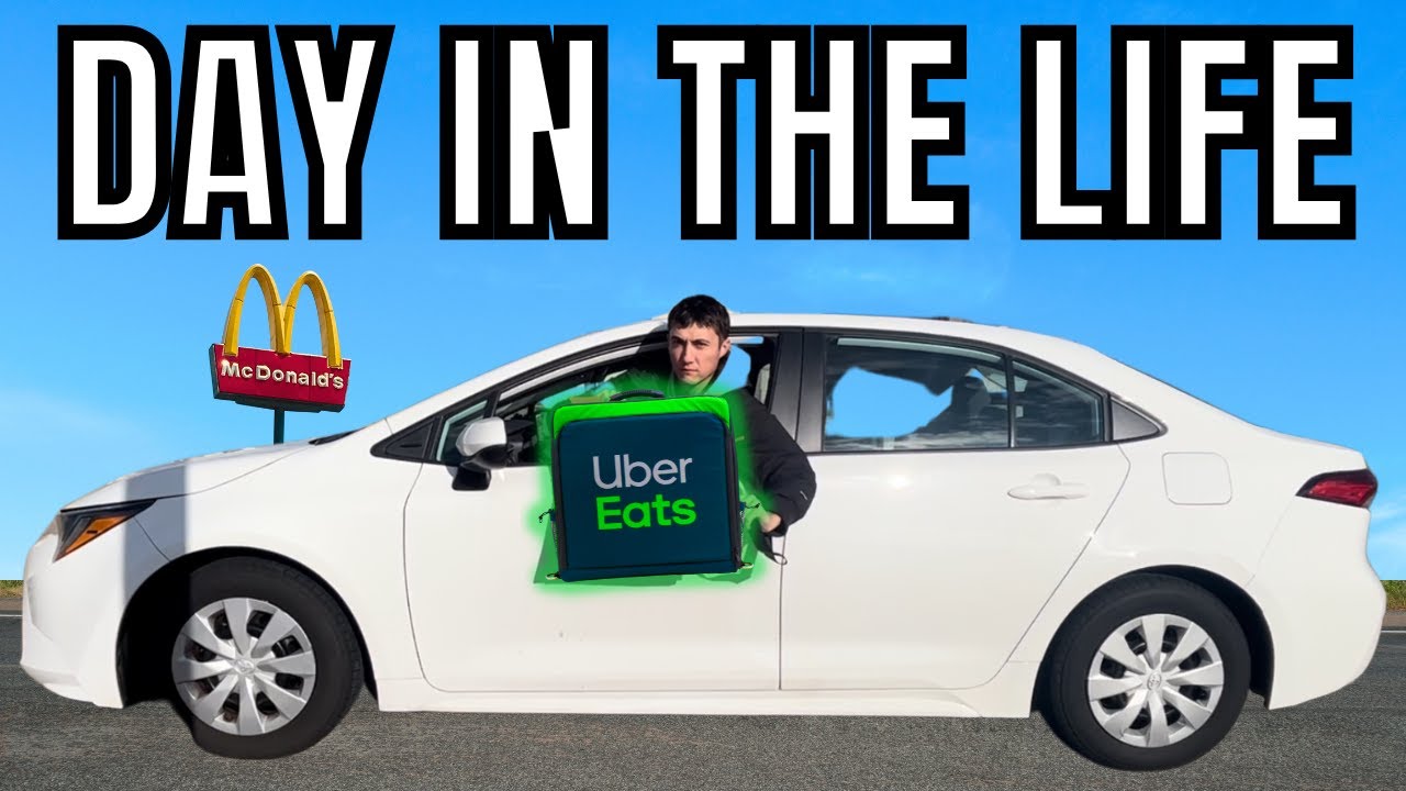 Day In The Life Of An Uber Eats Driver - YouTube